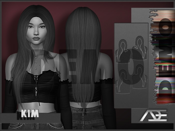 Second Life Marketplace - Ade - Kim Hairstyle (DEMO)