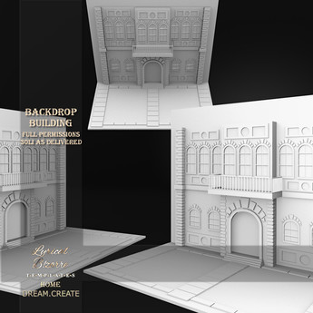 Second Life Marketplace - !Lyrical B!zarre Templates! - Backdrop ...