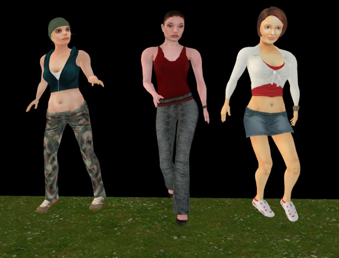 Second Life Marketplace - 3 woman mesh 3 prim