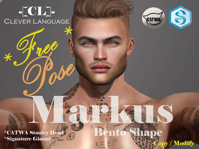 Second Life Marketplace - - [Clever Language] - Markuz ** Stanley Bento ...