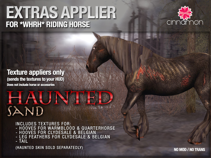 Second Life Marketplace - *CINNAMON* Extras applier- HAUNTED Sand - For ...