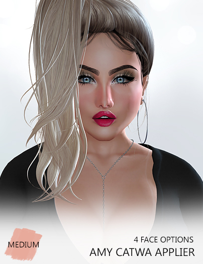 Second Life Marketplace - LUNA CATWA Skin Applier - Amy (Medium)