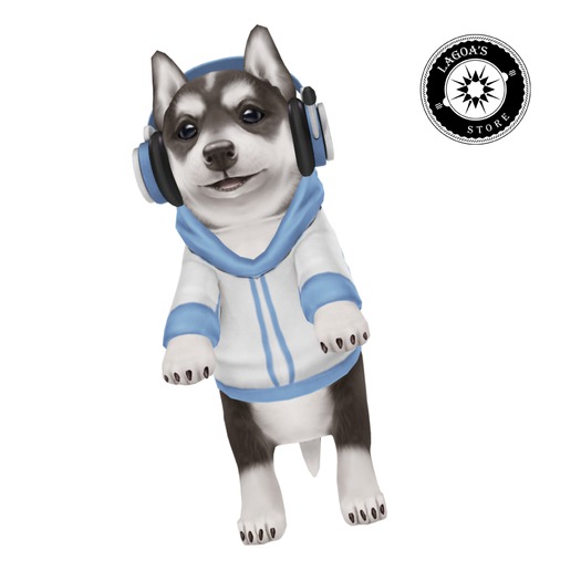 Second Life Marketplace - Gamer Huskies - Gamer Blue (WEAR)