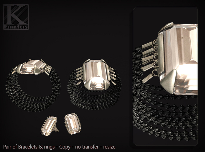 Second Life Marketplace - KUNGLERS - Carly set - Crystal