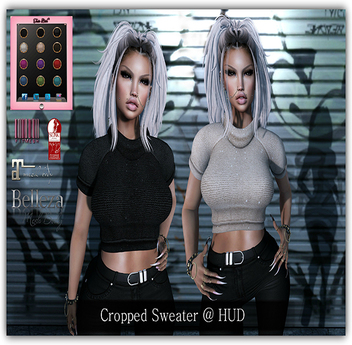 Second Life Marketplace - Cropped Sweater @ HUD