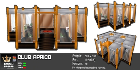 Second Life Marketplace - Club Prefab : "Aprico"