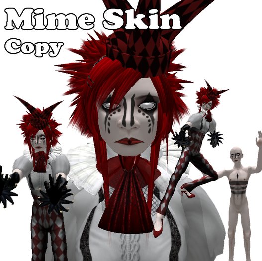 Second Life Marketplace - Mime skin male- (Yorcliffe Fantasy Creations)
