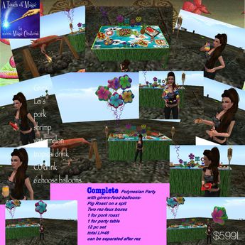 Second Life Marketplace - Complete Polynesian Party-Crate