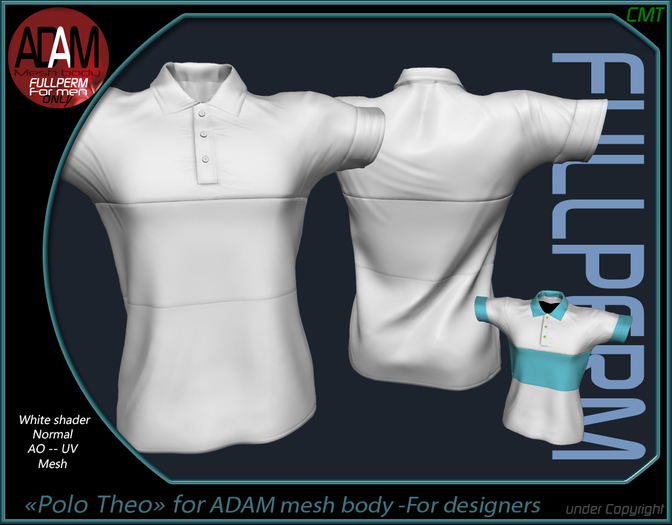 Second Life Marketplace - *!*Adam- Polo Theo fullperm