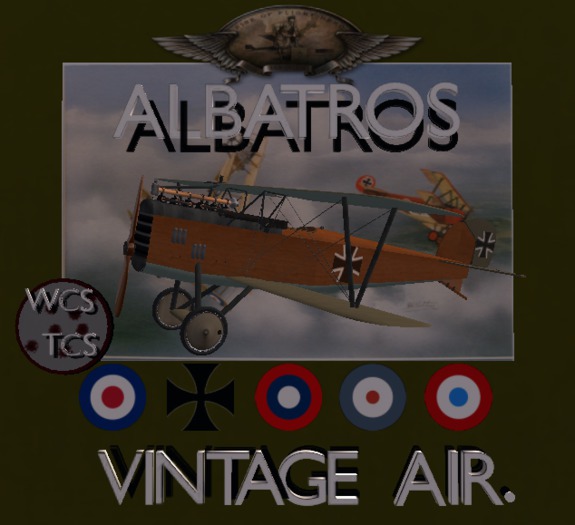Second Life Marketplace - 2018 Vintage Air Early Albatros Two