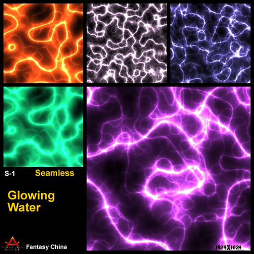 Second Life Marketplace - 5 Glowing Water Textures s-1