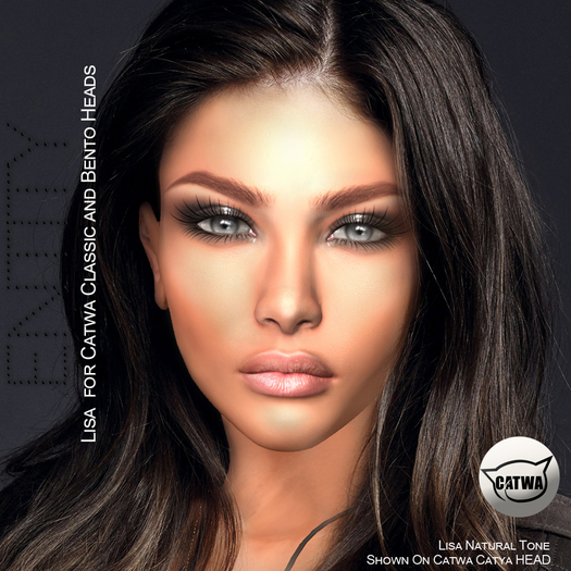 Second Life Marketplace - Entity Catwa Head -LISA Natural - Wear me to ...