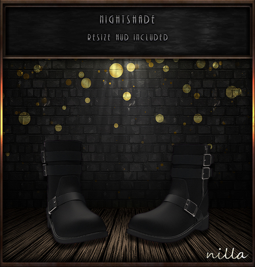 Second Life Marketplace Nilla Nightshade Boots