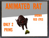 Second Life Marketplace - Animated rat light brown red eyes