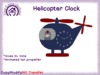 Second Life Marketplace - Live ♥ Love ♥ Jailina - HELICOPTER CLOCK (BOXED)