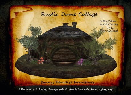 Second Life Marketplace - Rustic Dome Cottage