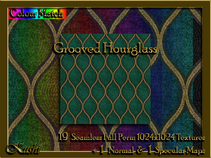 Second Life Marketplace - Grooved Hourglass Textures