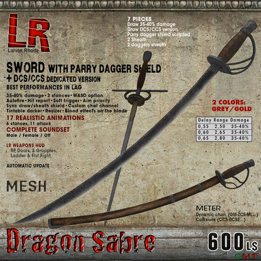 Second Life Marketplace - Dragon Sabre (box) - Sword