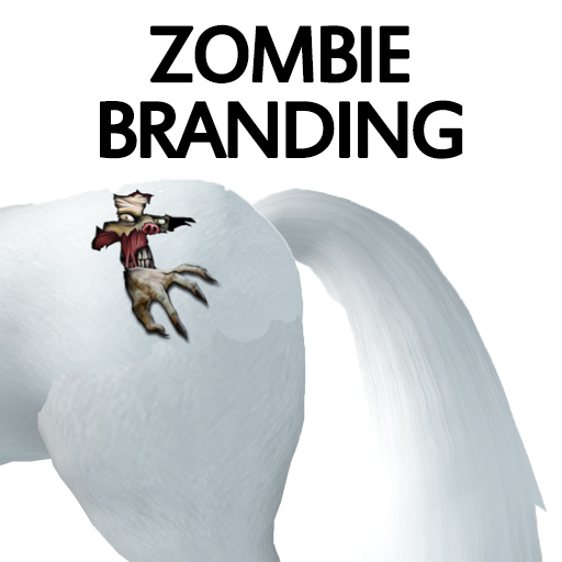 Second Life Marketplace - "NEW" Zombie Branding / F Solid White Fell ...