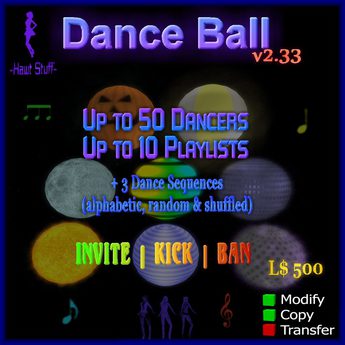 Second Life Marketplace - Dance Ball v2.33 -Hawt Stuff-