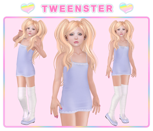 Second Life Marketplace - :*BABY*: {TWEENSTER} Regina - Blue