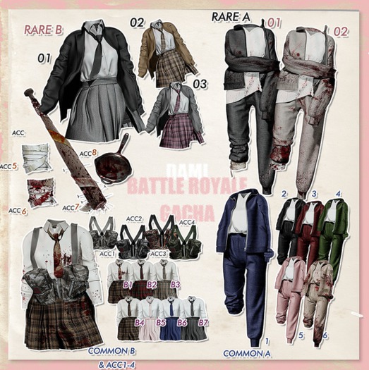 Second Life Marketplace - dami battle rayale gacha RARE A2 maitreya RARE