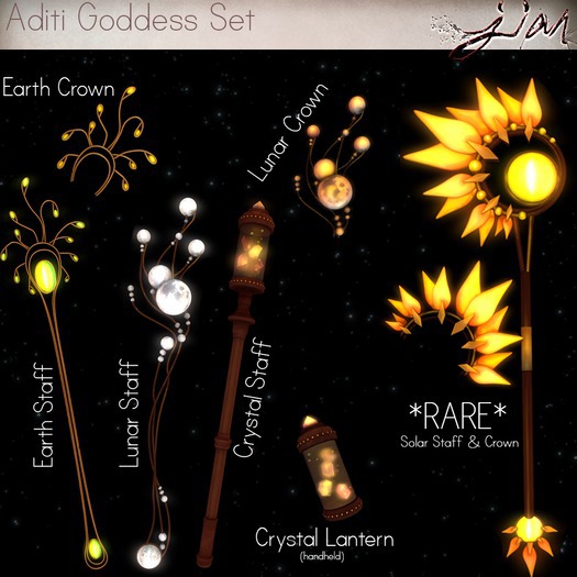 Second Life Marketplace - Jian :: Aditi Goddess - Earth Staff