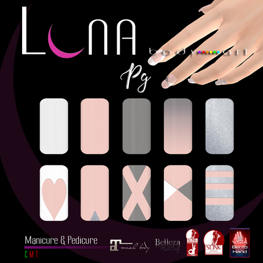 Second Life Marketplace - .::LUNA::. Body Art - PG - Nails