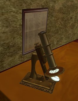 Second Life Marketplace - Steampunk Microscope [Copy/Mod]