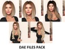 Second Life Marketplace - 5 NEW HAIRSTYLES DAE FILES PACK - 5 COPIES ONLY