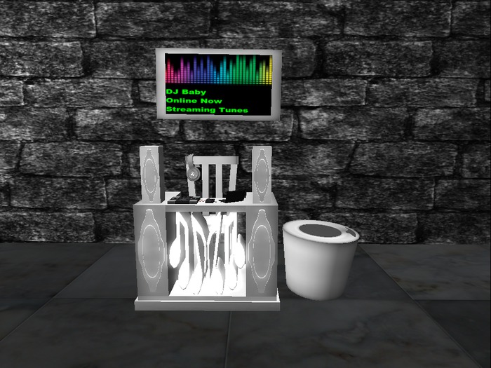 Second Life Marketplace - Hippie Baby Dj Booth Stage 51+