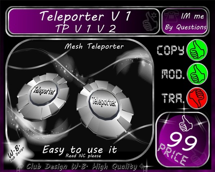 Second Life Marketplace - * Teleporter Mesh V 1