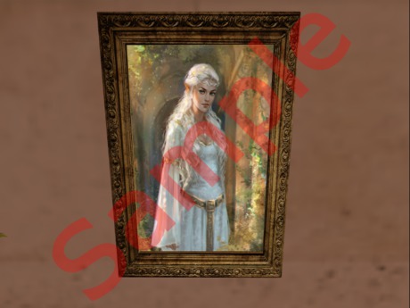 Second Life Marketplace - Lady of Rivendell ~ Gilded Frame Picture (Mesh)