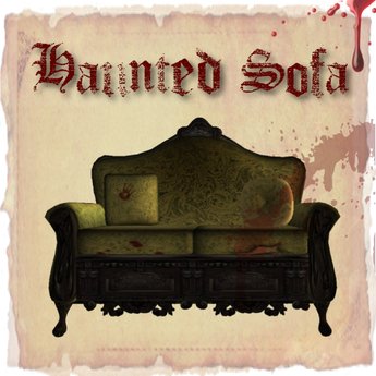 Second Life Marketplace - Ornate Haunted sofa (bloody)