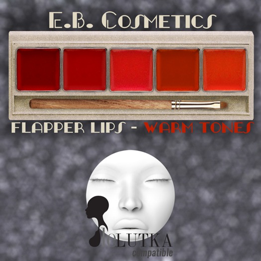 Second Life Marketplace - E.B. Cosmetics - LELUTKA - flapper lips ...