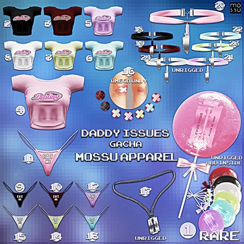 Second Life Marketplace - Mossu - Daddy Issues(5).Top - Lilac - Maitreya