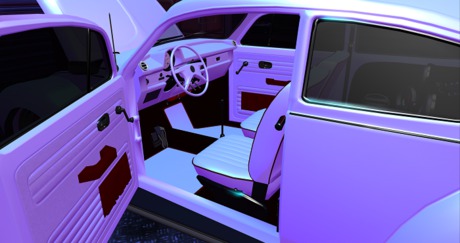 Second Life Marketplace - VW SLug Bug White