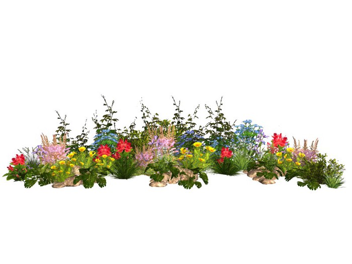 Second Life Marketplace - MSD - Cottage Garden RE - 67 (23 LI) C/M
