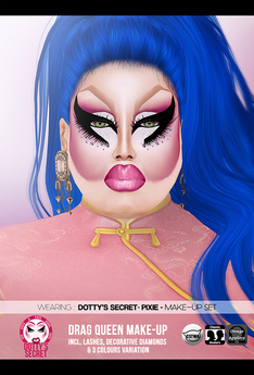 Second Life Marketplace - Dotty's Secret - Pixie - Drag Queen Make-up Set