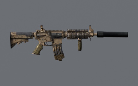 Second Life Marketplace - SEMI EXCLUSIVE M4 Desert Camo Tactical ...