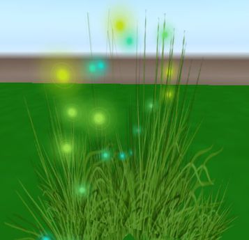 Second Life Marketplace - Animated Small Colored Particles On Grass