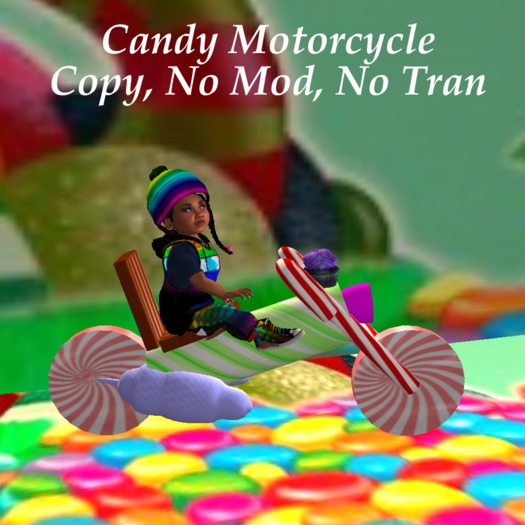 Second Life Marketplace - Candy Motorcycle Kids Size Boxed