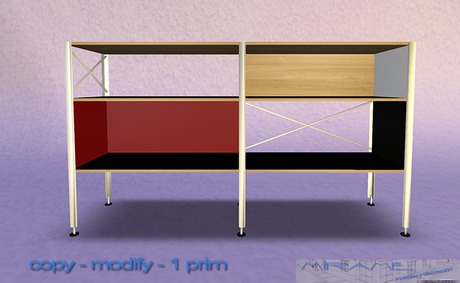 Second Life Marketplace - PACK SHELVES "EAMS"