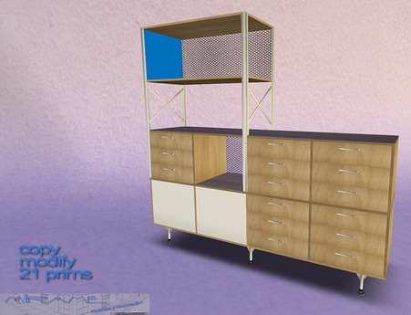 Second Life Marketplace - PACK SHELVES "EAMS"