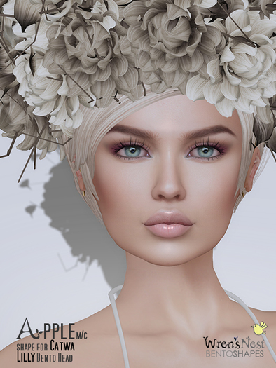 Second Life Marketplace - { wren's nest } Apple Shape for Catwa Lilly ...