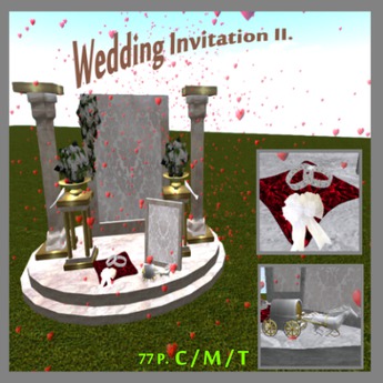 Second Life Marketplace - Wedding invitation No 2