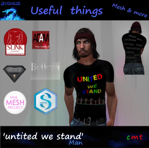 Second Life Marketplace - 'United we stand' Man MP