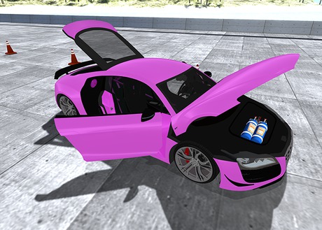 Second Life Marketplace - Pink Audi R8 GT by Eita