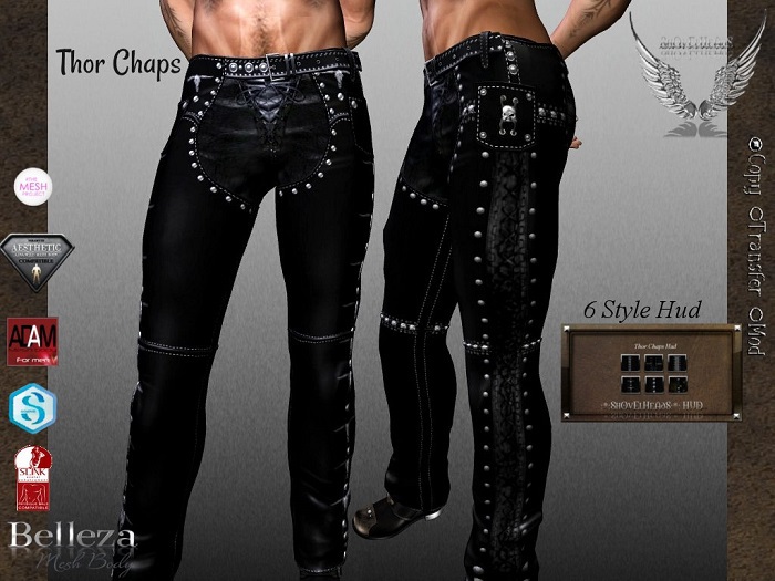 Second Life Marketplace - :*:ShOvElHeAdS:*: Thor Chaps