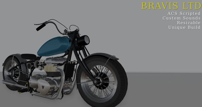 Second Life Marketplace - Bravis Royal GT Classic Motorcycle